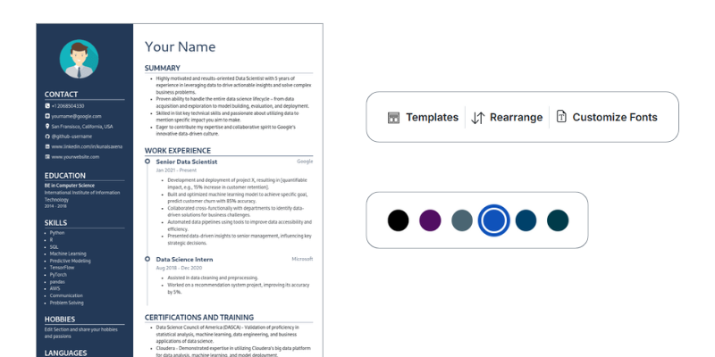 Free AI Resume Builder – ATS Friendly & Fast | 1MillionResume