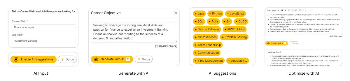 30 minutes Resume: How our AI Resume Builder works